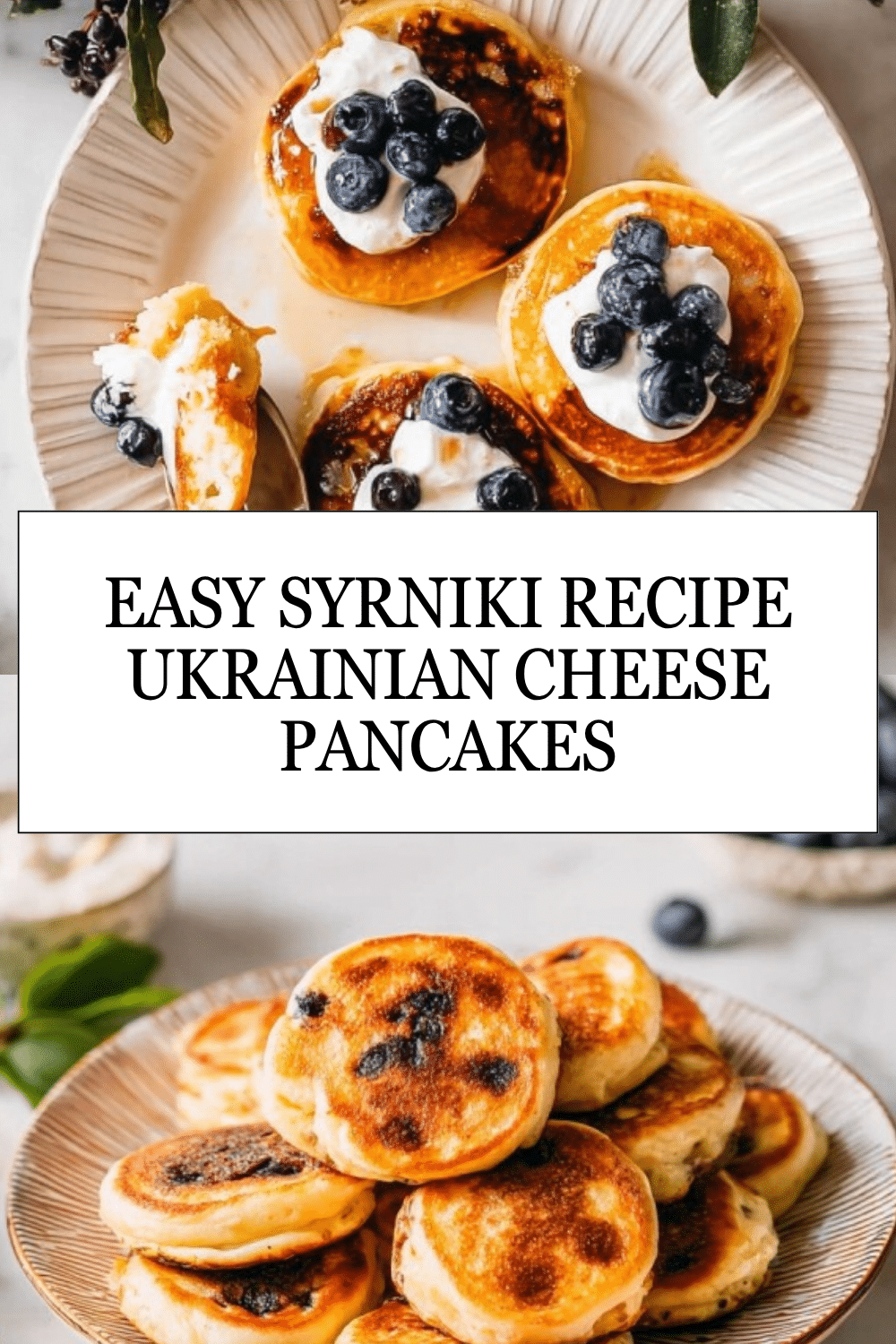 Syrniki Ukrainian Cheese Pancakes | Easy & Delicious